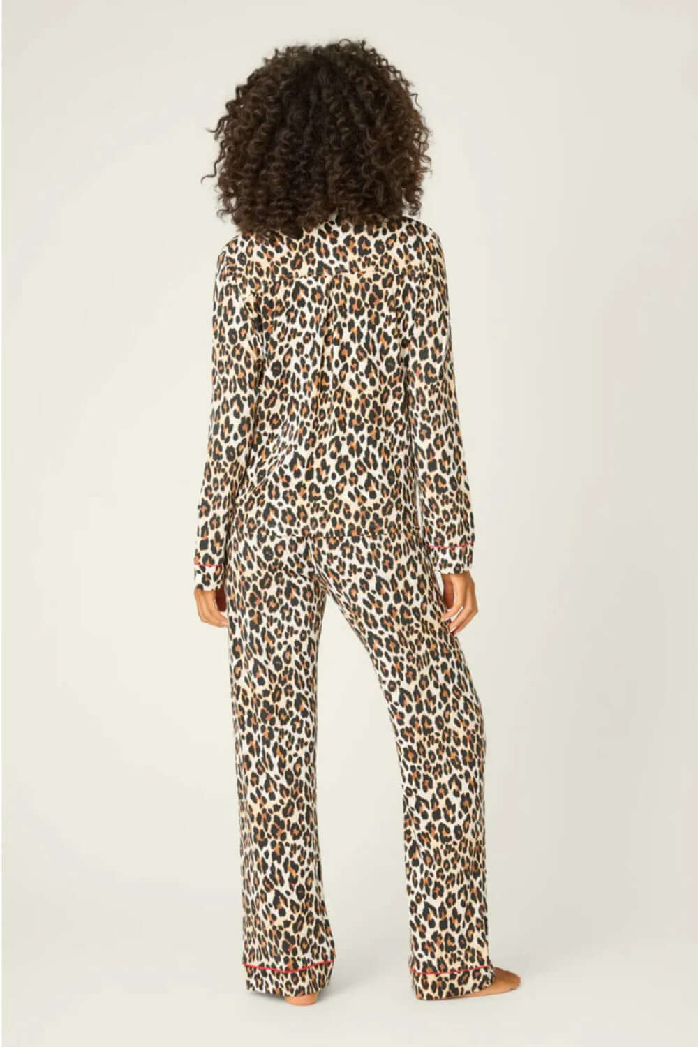 Title: Leopard Flannel Long PJ Set by PJ Salvage | Petticoat Lane
