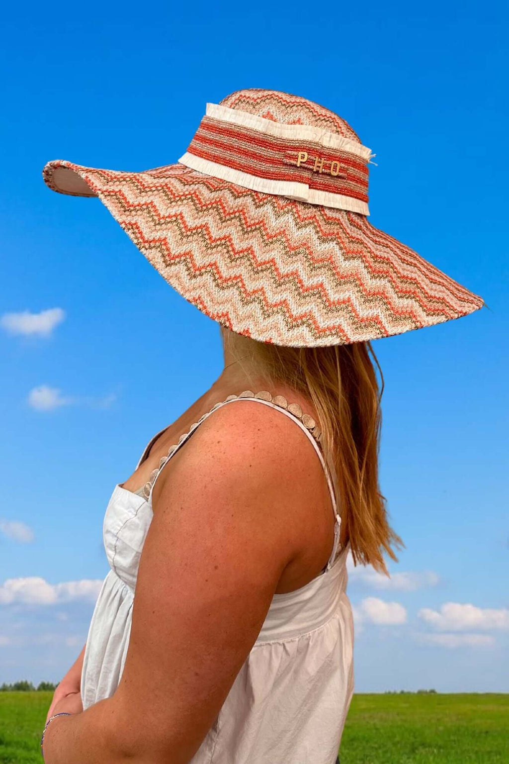 Title: Cappello Large Hat in Rubino by PHO | Petticoat Lane